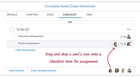Assign Checklist Owners Taskray