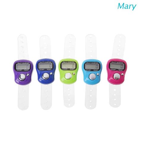 Mary Lcd Finger Tally Counter Digital Electronic Tasbeeh Counters Lap Track Handheld Clicker