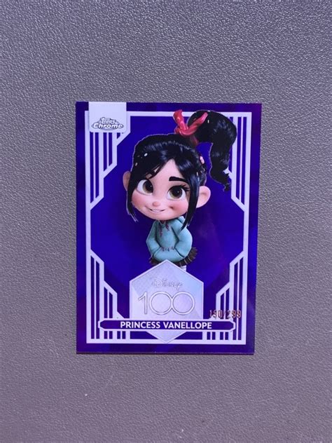 2023 Topps 元年 Chrome Disney 迪士尼100周年 电影 影视299编 紫折 折射 无敌破坏王 云妮洛普公主
