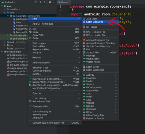 How To Insert Read Update And Delete Data From Room Database Using
