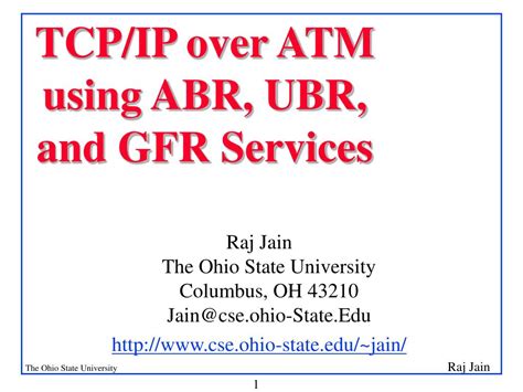Ppt Tcpip Over Atm Using Abr Ubr And Gfr Services Powerpoint Presentation Id5336794