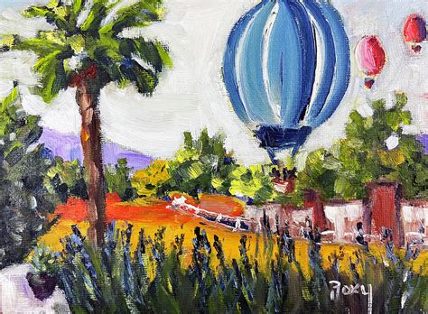 Balloons By Lorenzi Painting By Roxy Rich Fine Art America