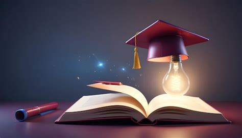 Premium Photo A Symbolic Fusion Of Knowledge And Achievement