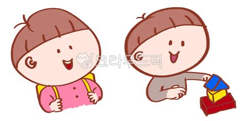 어린이 얼굴 일상 생활 유치원 사진 이미지 일러스트 캘리그라피 스튜디오제이작가