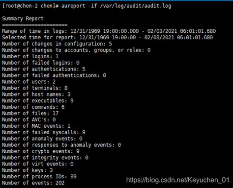 Linux审计工具auditd使用与日志收集 Linux Nf Csdn博客
