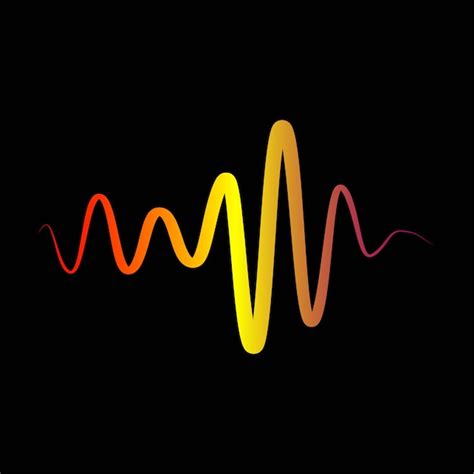 Premium Vector Sound Waves Vector Illustration Design