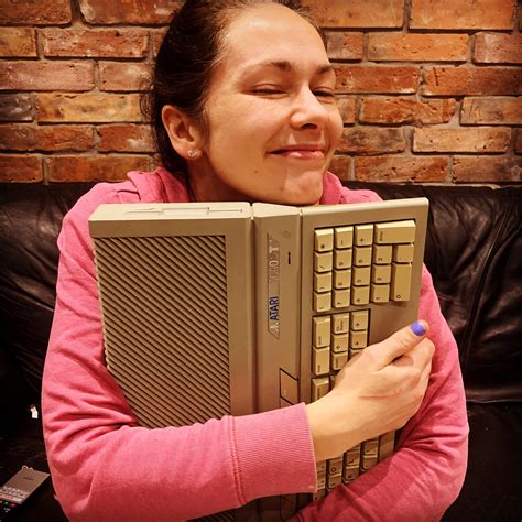 My Wife Loving My Atari ST She May Not Look Like Much But She S Got It Where It Counts R
