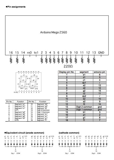 Arduino Mega With Double 7 Segment Display LEDs And Multiplexing