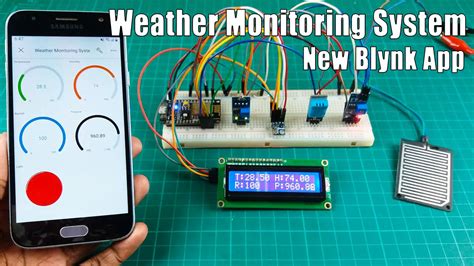 How To Make A Weather Monitoring System Using The Nodemcu Esp8266 Board And The New Blynk App