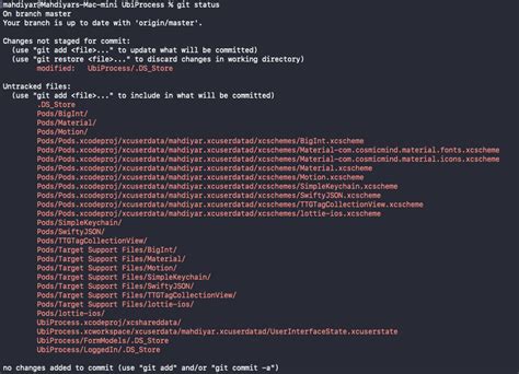 Ios I Have Tons Of Untracked Files In Git In Xcode Project Stack