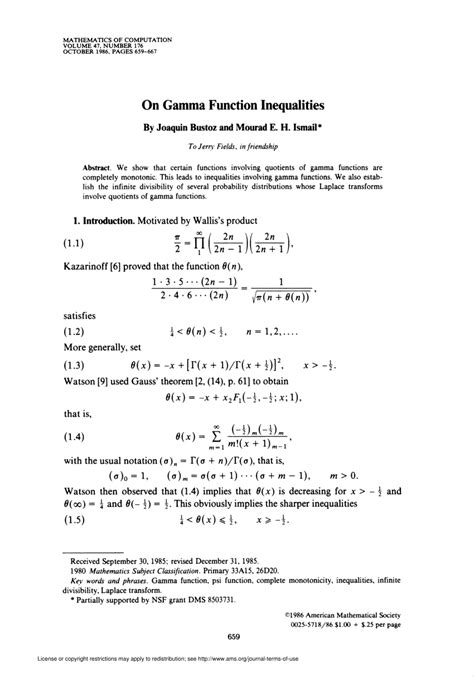 pdf on gamma function inequalities