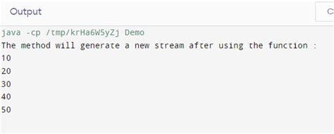 Stream Map Function In Java