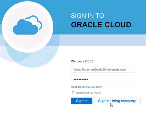 configuring active directory federation server 2 0 as an idp for oracle