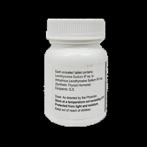 Lethyrox 50mcg Tablet 120s View Price Combination And Alternatives