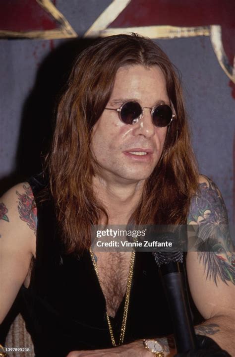 British Singer And Songwriter Ozzy Osbourne Attends An In Store News