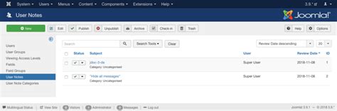 Help310 Users User Notes Joomla Documentation