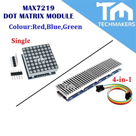 max7219 max 7219 dot matrix 8x8 dotmatrix led display module mcu led display control kit for