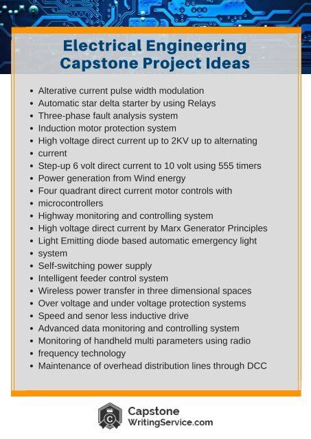 😊 ideas for capstone project a list of excellent nursing capstone project ideas 2019 01 19