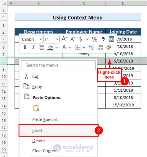 How To Insert Row In Excel 7 Methods ExcelDemy