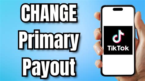 How To CHANGE Primary Payout Method On TikTok YouTube