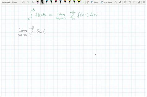 Solved Write The Limit As A Definite Integral On The Interval [a B] Where C {i} Is Any Point