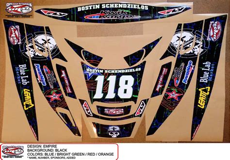 Brm Offroad Polaris 120 Indy Assault Xcr And 206 Snowmobile Graphics Sled Wraps