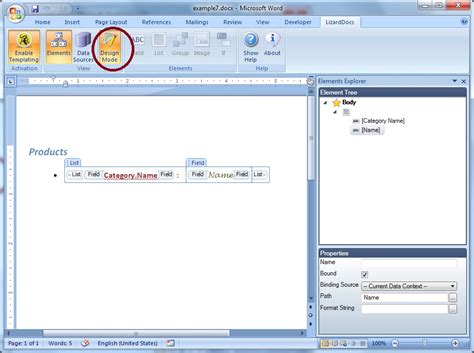 example repeating an arbitrary content