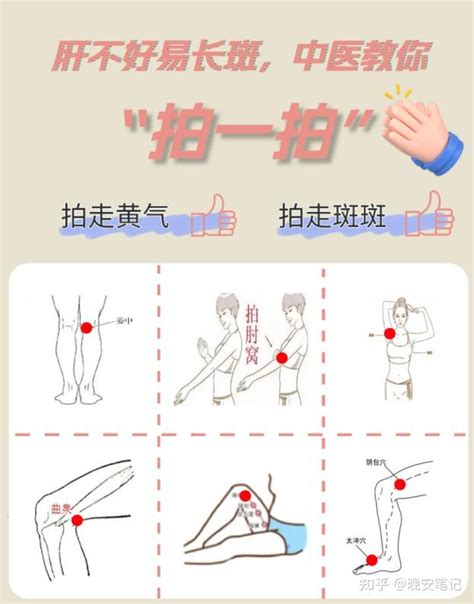 肝不好易长斑中医教你拍一拍拍走黄气 拍走斑斑 知乎