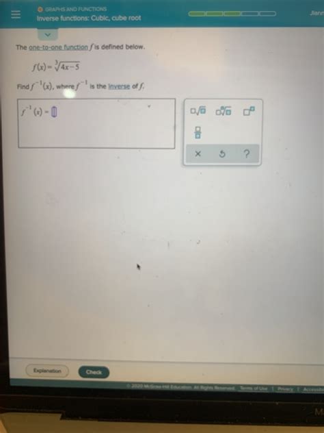 Solved Graphs And Functions Inverse Functions Cubic Cube