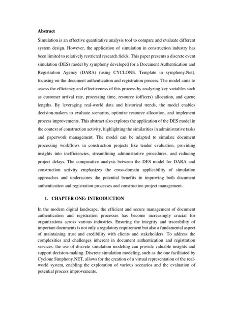 document authentication pdf simulation conceptual model