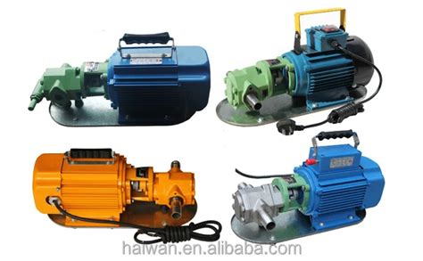 Wcb 75 휴대용 기어 펌프 220v 폭발 방지 오일 교환디젤 오일 펌프 용 오일 펌프