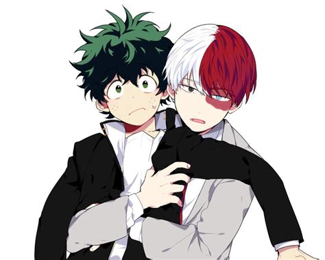 Midoriya Izuku And Todoroki Shouto Boku No Hero Academia Drawn By Ramram019 Danbooru