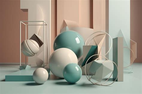 Premium Photo 3d Rendered Design Elements