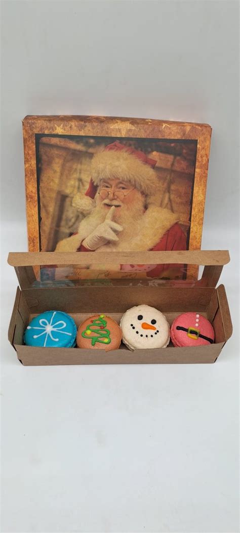 Френски макарон Коледа Торти Сладост