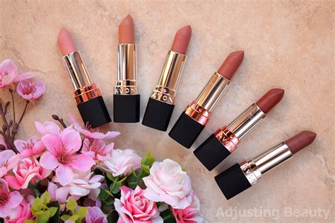 Review Avon True Matte Lipsticks Nudes All Colors Adjusting Beauty
