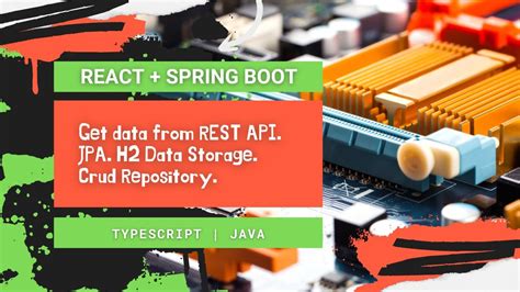 React Typescript Get Data From Rest Api Java Spring Boot Youtube
