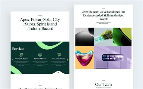 Process Website Page Template For Webflow