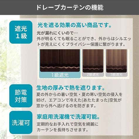 【楽天市場】 7月20日限定！最大100％ポイントバック！※要エントリー／ユニベール 4pブリンク 幅200サイズ ドレープカーテン1枚