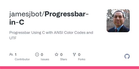 GitHub Jamesjbot Progressbar In C Progressbar Using C With ANSI Color Codes And UTF