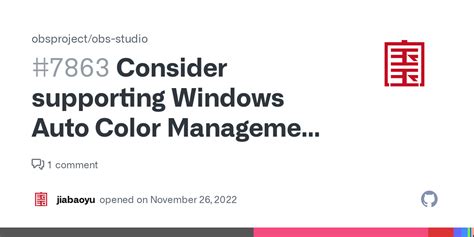 Consider Supporting Windows Auto Color Management Acm · Issue 7863