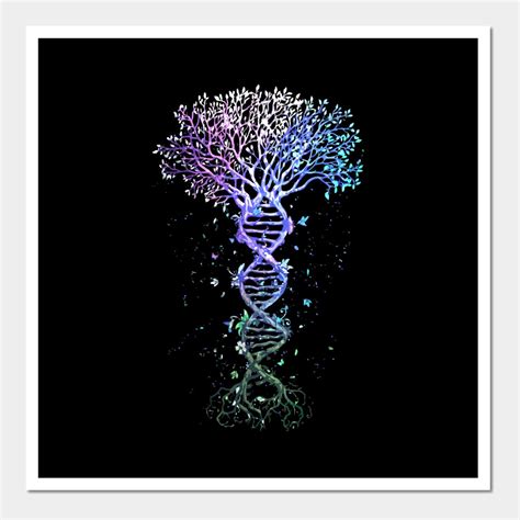 Dna Tree A Unique And Artistic Print