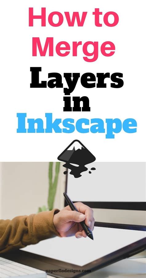 How To Merge Layers In Inkscape Easy Tutorial Easy Tutorial Cricut