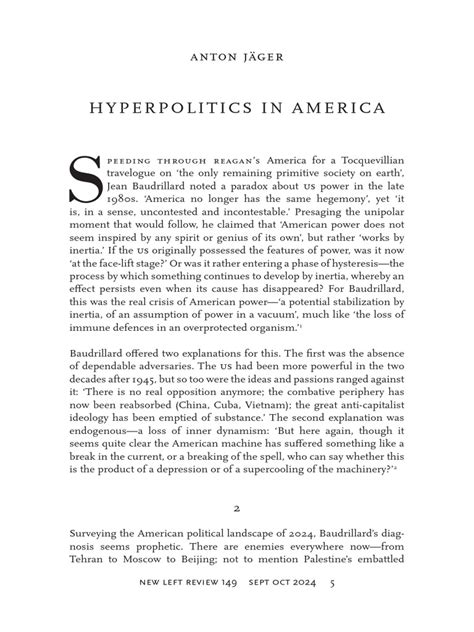 Hyperpolitics In American Politics 2024 Pdf Democratic Party