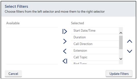 Setting Filters