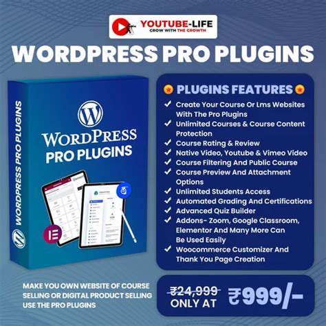 buy wordpress plugins elementor pro and cartflows pro plugin by ytl