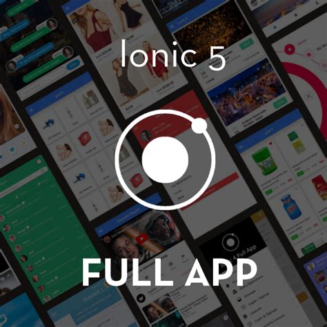 ionic 5 full app complete starter ionic marketplace