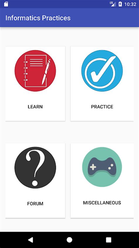 Informatics Practices App Apk สำหรับ Android ดาวน์โหลด