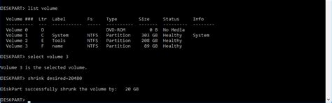 Use Diskpart Command Prompt To Resize Windows 7 Partition