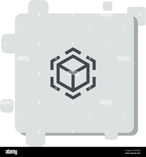 D Modeling Vector Icon Modern Simple Vector Illustration Stock Vector