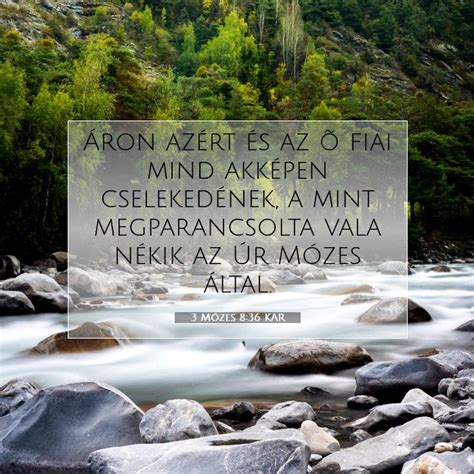 3 Mózes 836 Bibliai Vers Jelentése Áron Azért és Az õ Fiai Mind